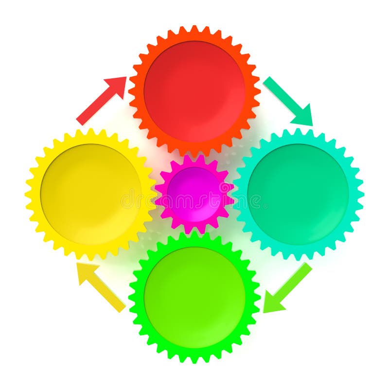 4 Steps Method Illustration Stock Illustration - Illustration of steps ...