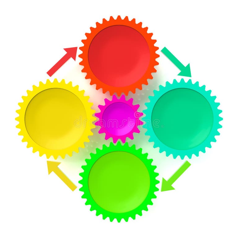 4 Steps Method Illustration Stock Illustration - Illustration of steps ...