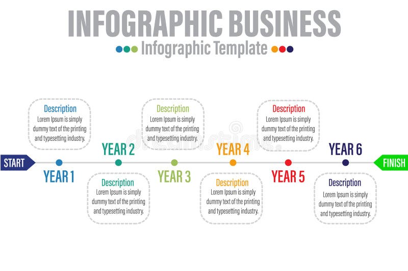 6 Steps Modern Timeline Diagram Calendar with Yearly Rectangle Title ... 6 Steps Modern Timeline Diagram Calendar with Yearly Rectangle Title ...
