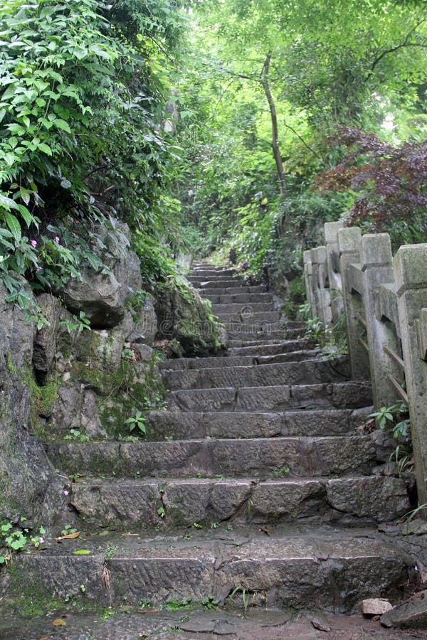 The Steps in the mountain stock image. Image of shady - 41267913