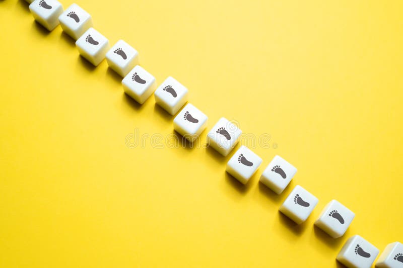 Steps in One Direction from Footprints. Trust in Ability To Navigate it ...