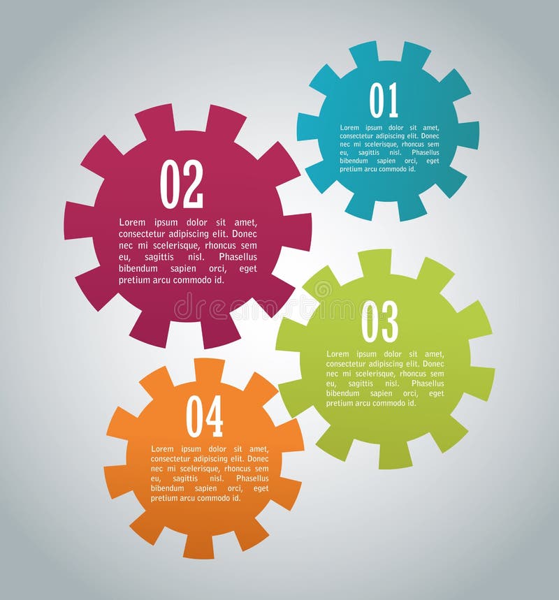 Steps Options and Infographic Design Stock Vector - Illustration of ...