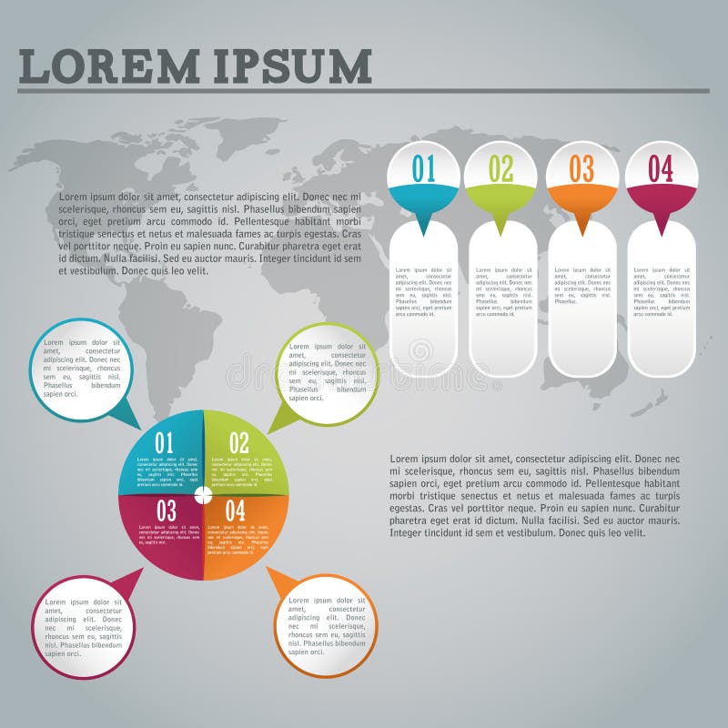 Steps Options and Infographic Design Stock Vector - Illustration of ...