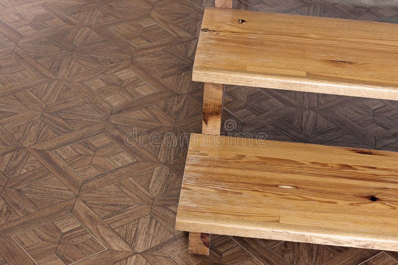 Steps Pasos De Madera De La Escalera De Madera Imagen de archivo ...