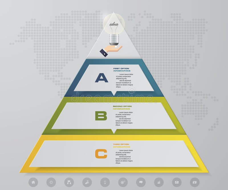 3 Level Pyramid Stock Illustrations – 140 3 Level Pyramid Stock ...
