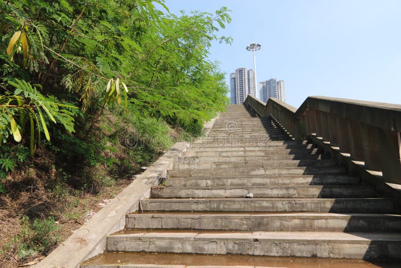 Steps stock image. Image of chongqing, grass, house, steps - 57732429