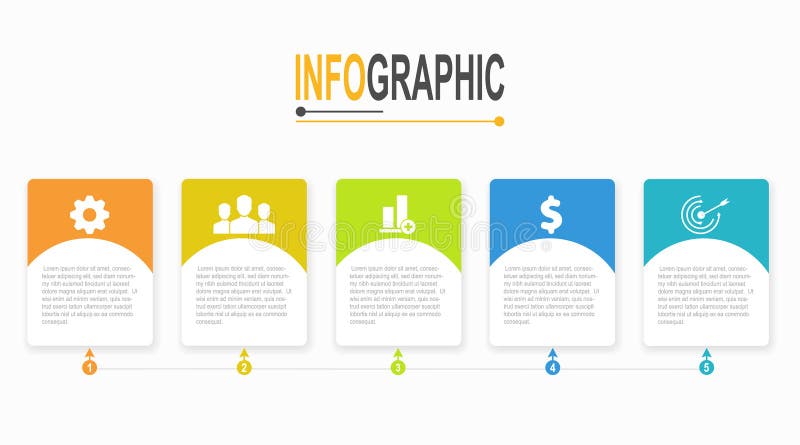 5 Steps Rectangle Infographic Template Business Data Illustration Stock ... 5 Steps Rectangle Infographic Template Business Data Illustration Stock ...