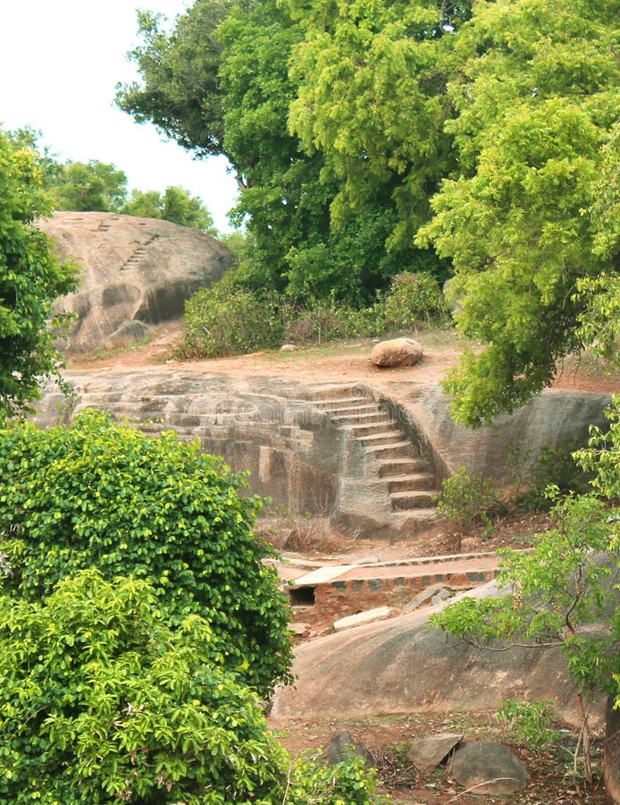 Steps on rocks landscape stock image. Image of asian - 73543625