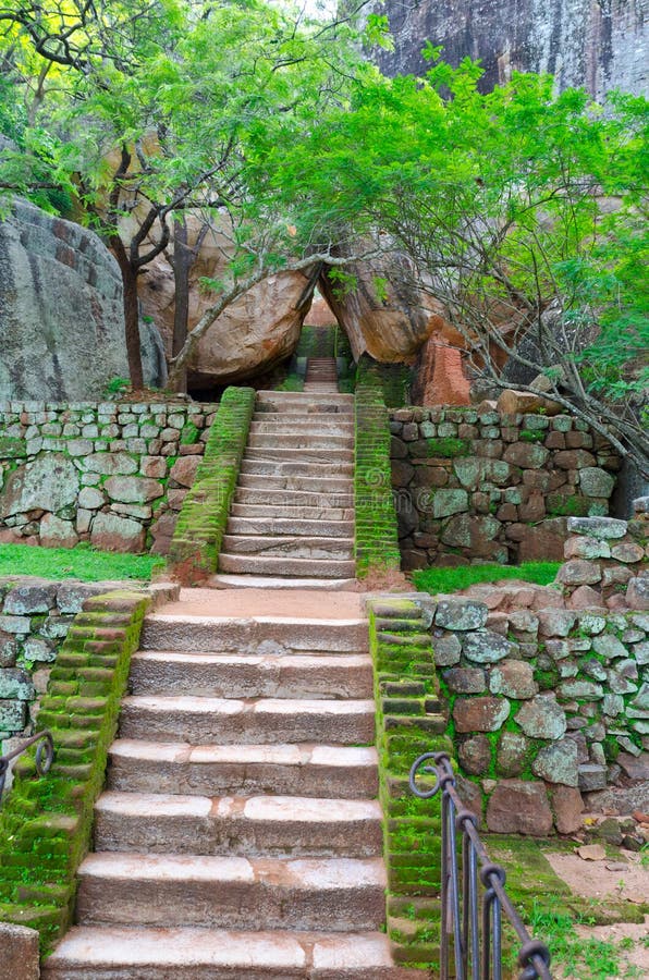 Steps of the royal palace stock photo. Image of ceylon - 23668784