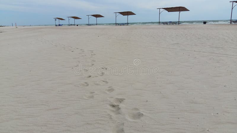 Steps on sand stock photo. Image of white, sand, lonely - 69912092