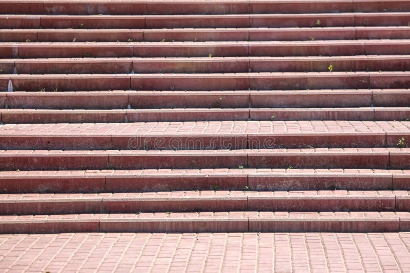 Steps in the Sidewalk Tile As a Background Stock Image - Image of floor ...