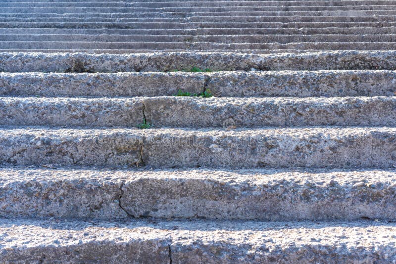 Steps of the Stairs in the Street Leading Up Stock Image - Image of ...