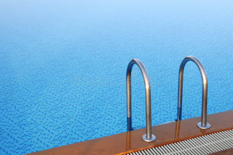 The Steps into a Swimming Pool Stock Image - Image of warm, depth: 14719859