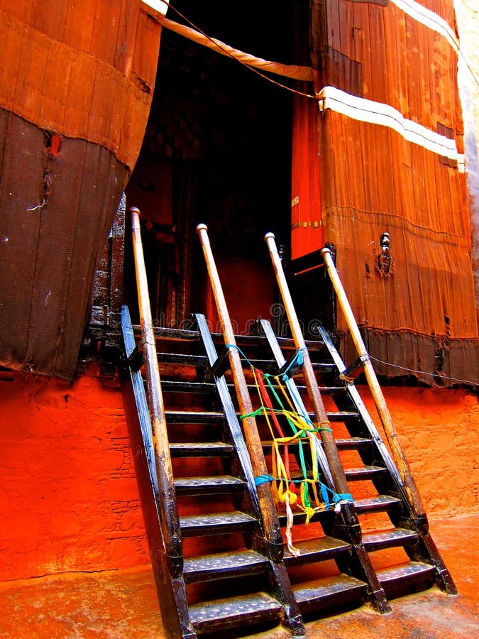 Steps in Tibet, China stock image. Image of buddhism - 24904555