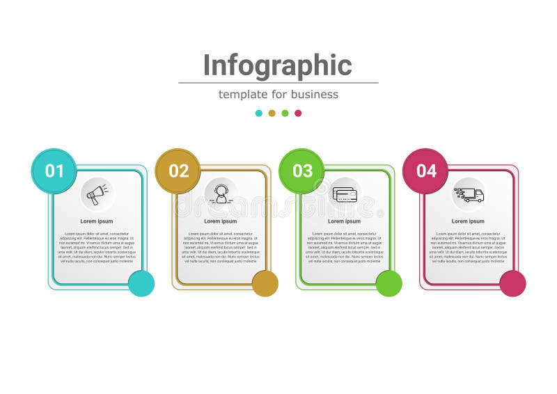 Steps Timeline Business Process Infographics Element Template Design ...