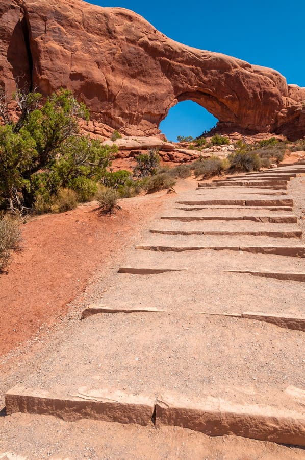 Steps to Arch stock photo. Image of geography, arch, environmental ...