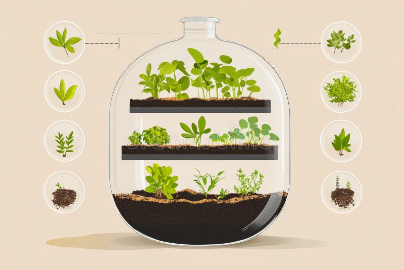 Steps To Assemble a Self-sustaining Glass Terrarium for Growing Indoor ...