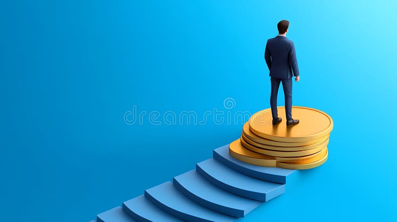 Steps To Avoid Falling with Infographic Design Stock Illustration ...