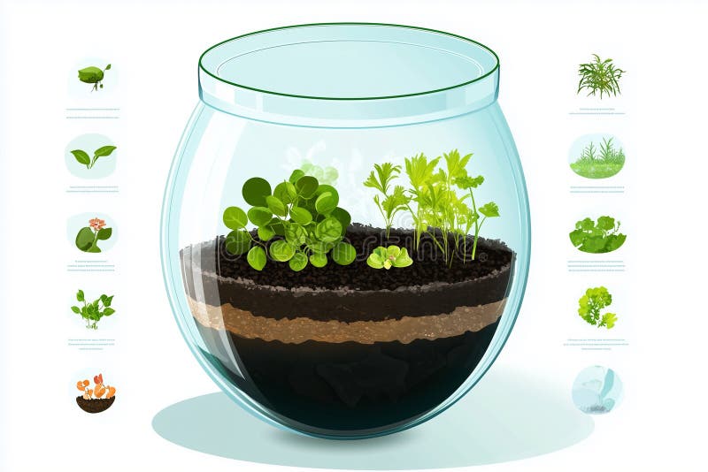 Steps To Create a Beautiful Indoor Herb Garden in a Glass Container ...