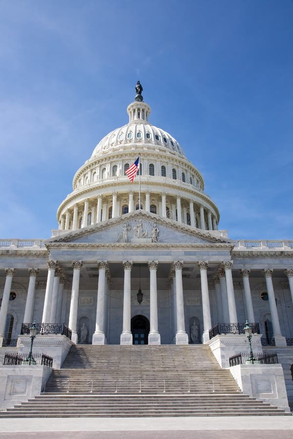 Steps To The Capitol, In Washington, DC. Stock Photo - Image of east ...