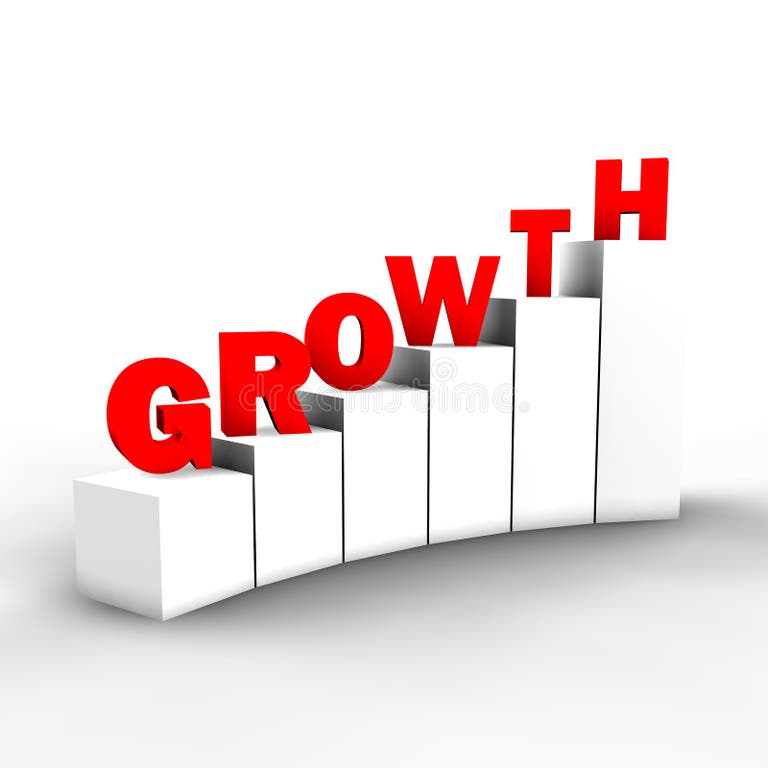 Steps to growth stock illustration. Illustration of inspire - 15123886