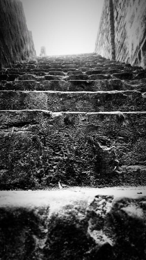 Steps To Hell -first and Last Steps of Lifes Stock Photo - Image of ...