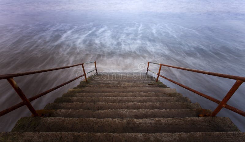 Steps to the sea stock photo. Image of harbour, swimming - 24140870