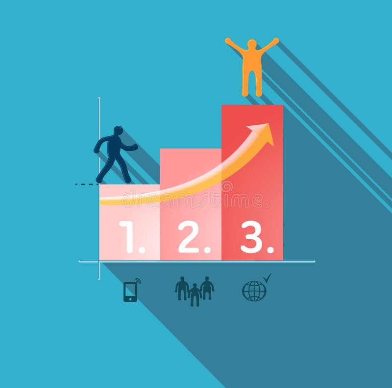 Steps To Success Stock Illustrations – 5,213 Steps To Success Stock ...