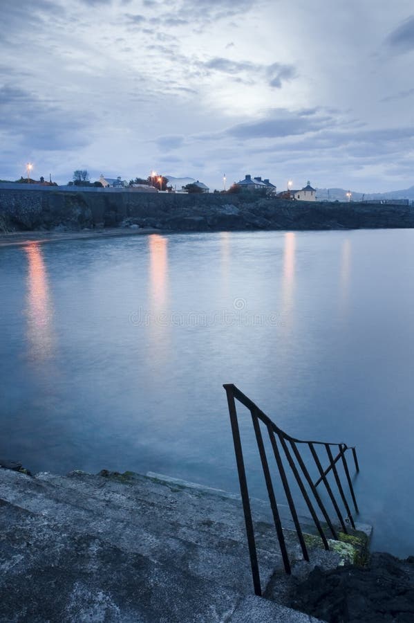 Steps to water stock image. Image of evening, idyllic - 25106809