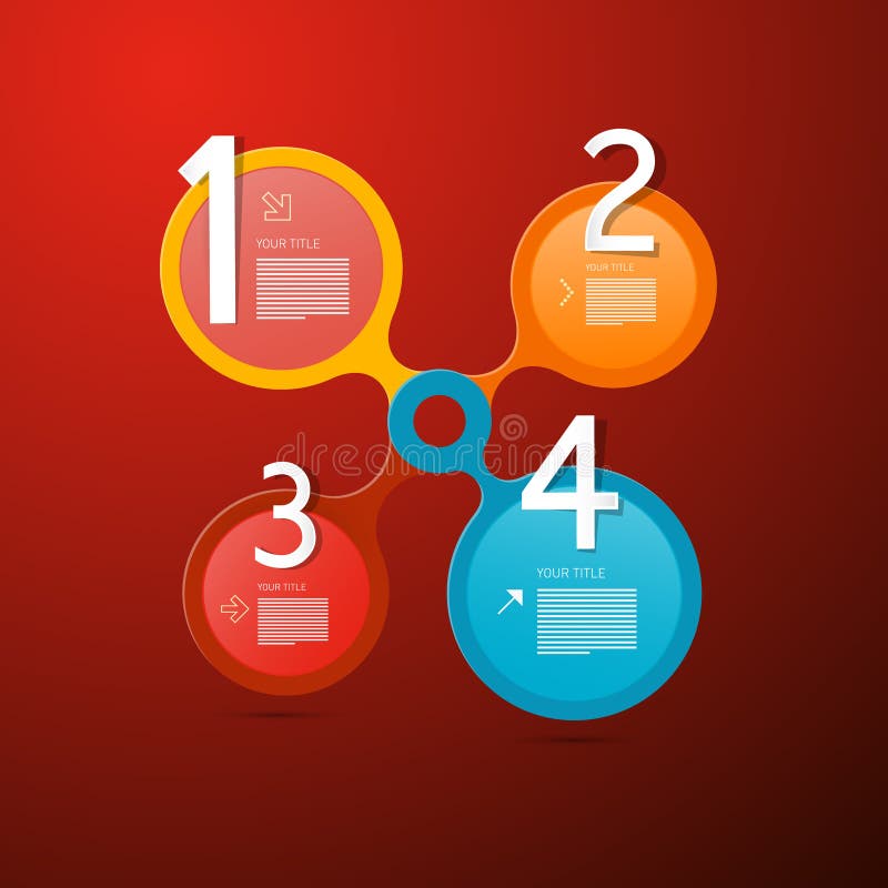 Steps for Tutorial, Infographics Stock Vector - Illustration of ...