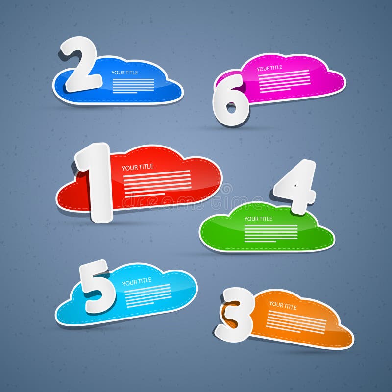 Steps for Tutorial, Infographics Stock Vector - Illustration of ...