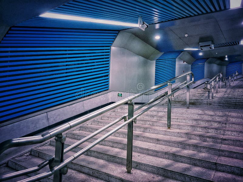 Steps of Underground Tunnels Stock Image - Image of city, tunnels ...