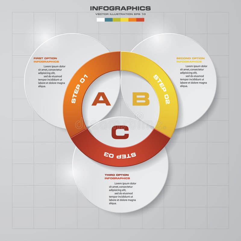 3 Steps Vector Circle Arrows for Infographic. Stock Vector ...