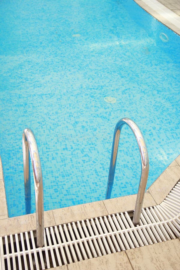 Steps in a water pool stock image. Image of seats, safety - 37563771