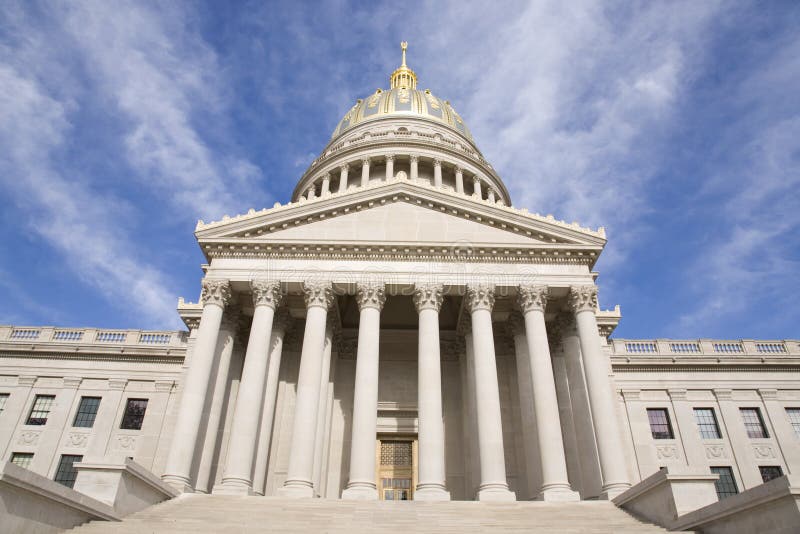 Capital Building in Charleston West Virginia Stock Photo - Image of ...