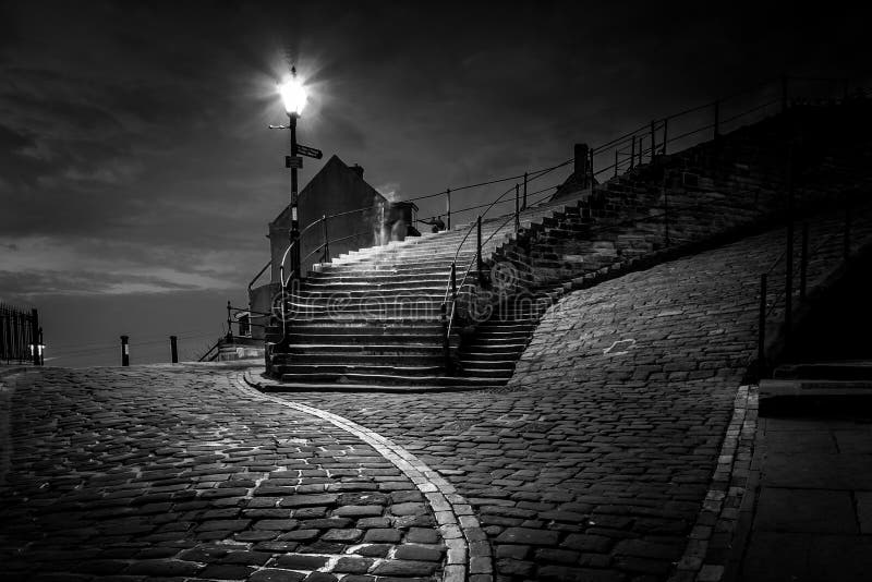 Whitby stock photo. Image of steps, seascape, historic - 239476848