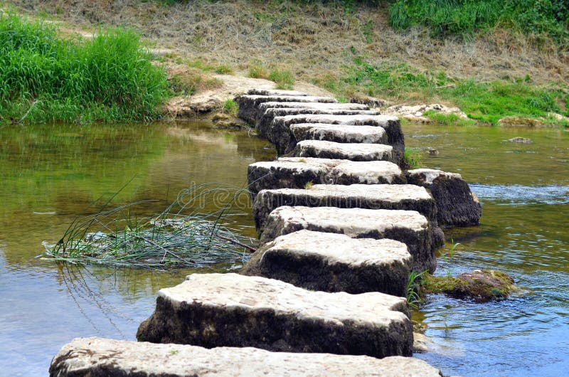 Stepstones stock image. Image of line, idea, direction - 1552469