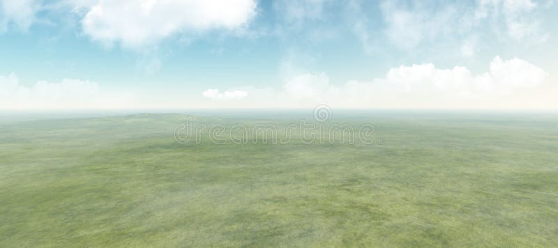 Stepu krajobraz zdjęcie stock. Obraz złożonej z tło, greenbacks - 31678046