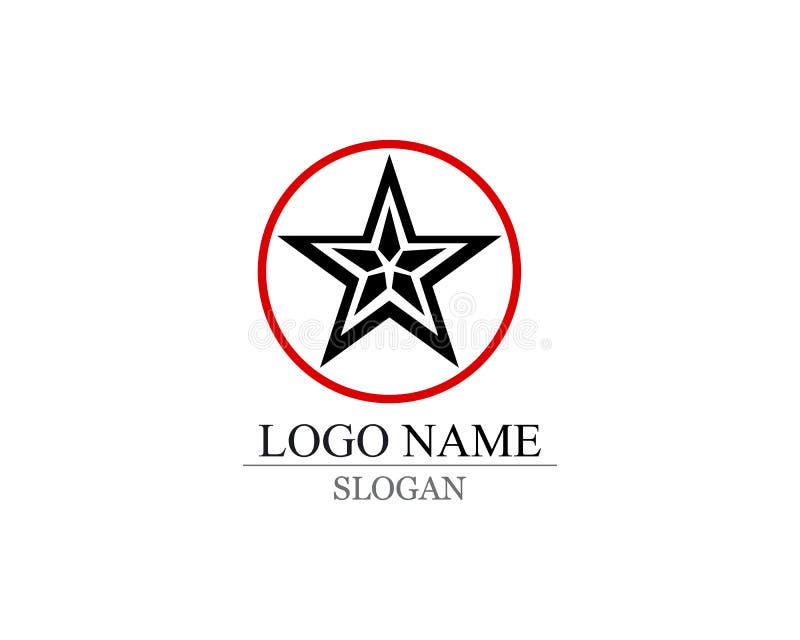 Ster Logo Template vector illustratie. Illustration of kompas - 116933918