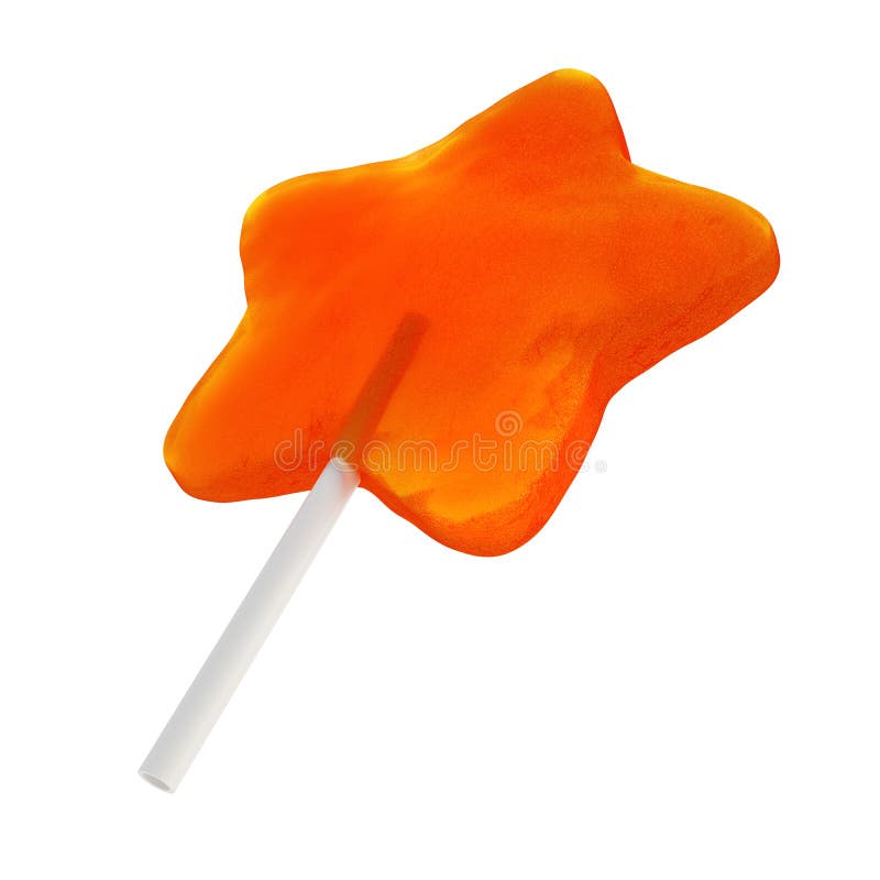 Ster-vorm lolly stock foto. Image of vorm, stok, suikergoed - 43298740