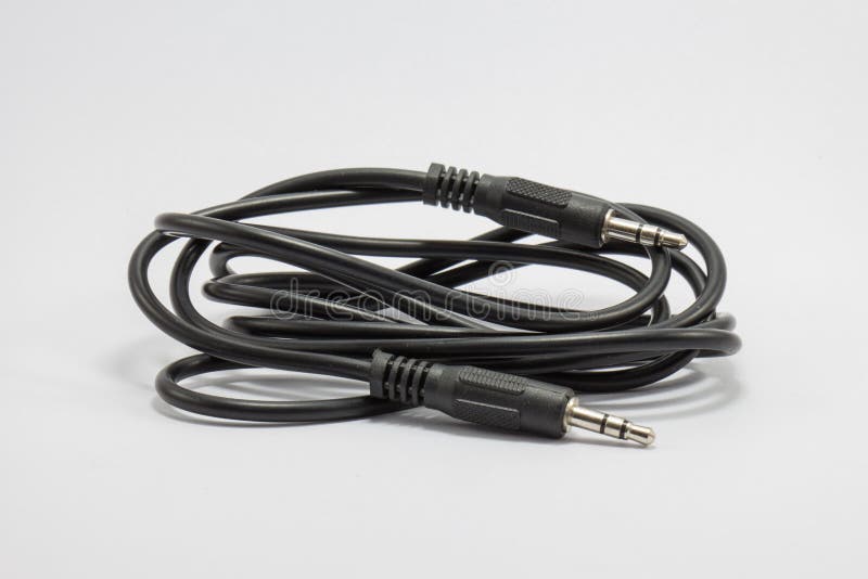 Stereo audio cable stock image. Image of rock, musical - 41791819