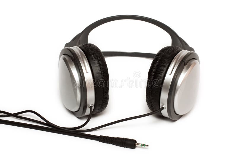 Headphones stock image. Image of audio, earphones, plug - 9908249