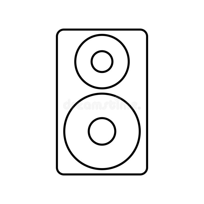 Stereo icon vector stock vector. Illustration of symbol - 281268484