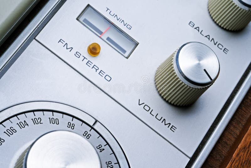 Stereo knobs stock photo. Image of vertical, vintage, listen - 9278678