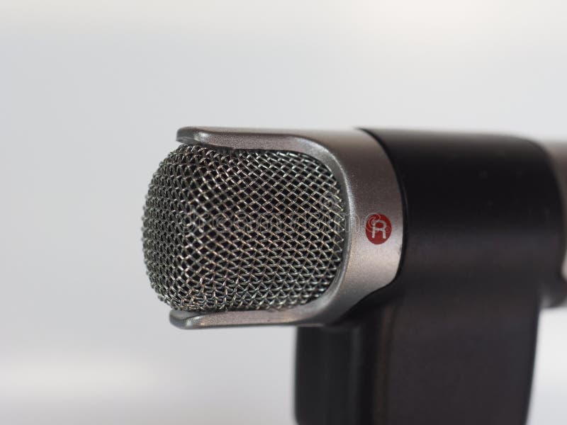 Stereo mic device stock image. Image of left, recording - 363410407