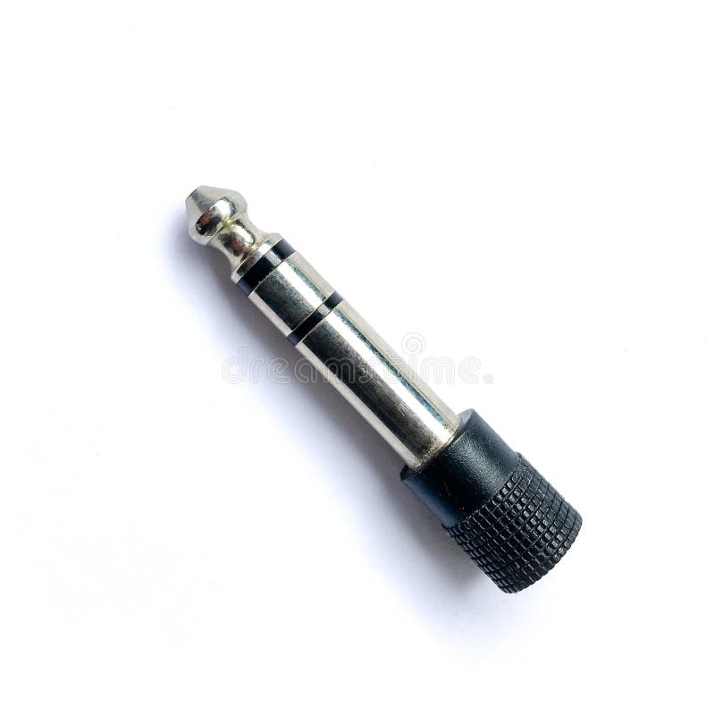 Stereo plug adapter stock photo. Image of socket, communication - 98710068