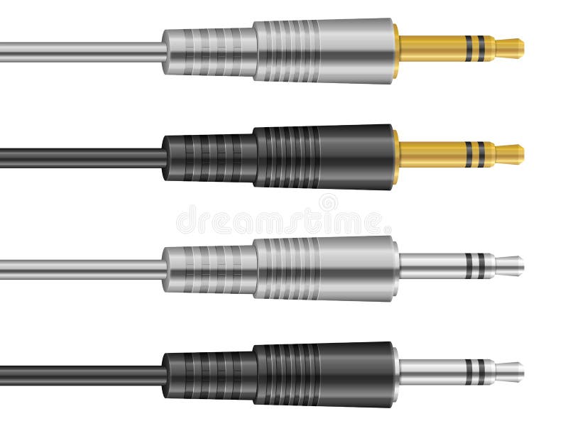 Stereo plug stock vector. Illustration of stereo, modern - 15422651