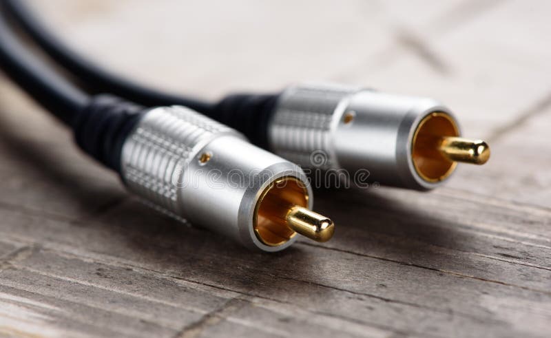 RCA PLugs stock photo. Image of connectivity, audio, plug - 5014