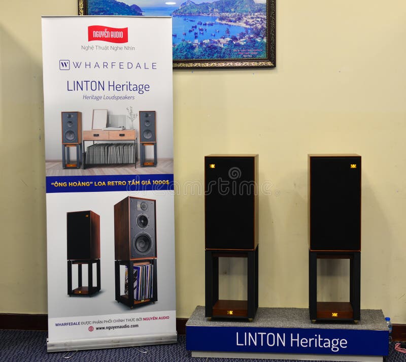 Stereo Speaker System for Display at the Store Editorial Stock Image ...