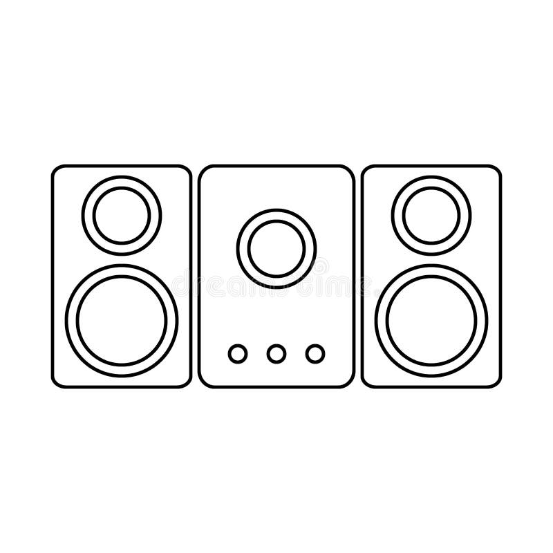 Visio speaker stencil - altvsa